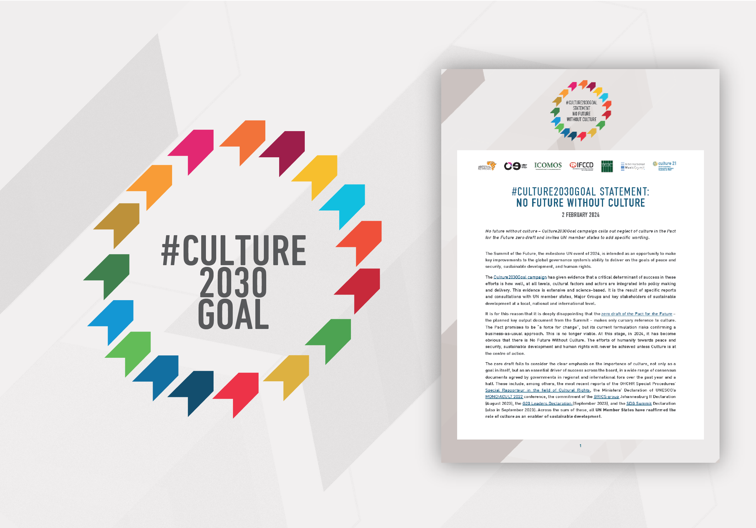 Join the campaign Culture 2030 Goal - Platforma